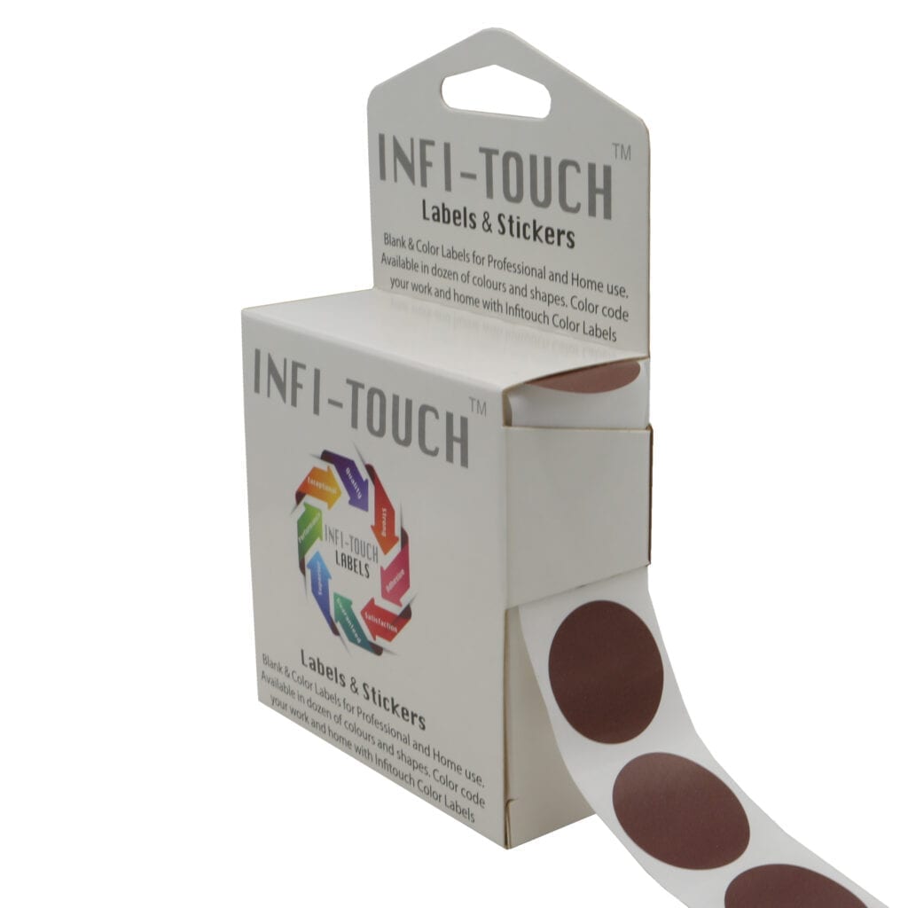 1" Color-Code Stickers-dot-stickers-1000-stickers-per-dispenser-box