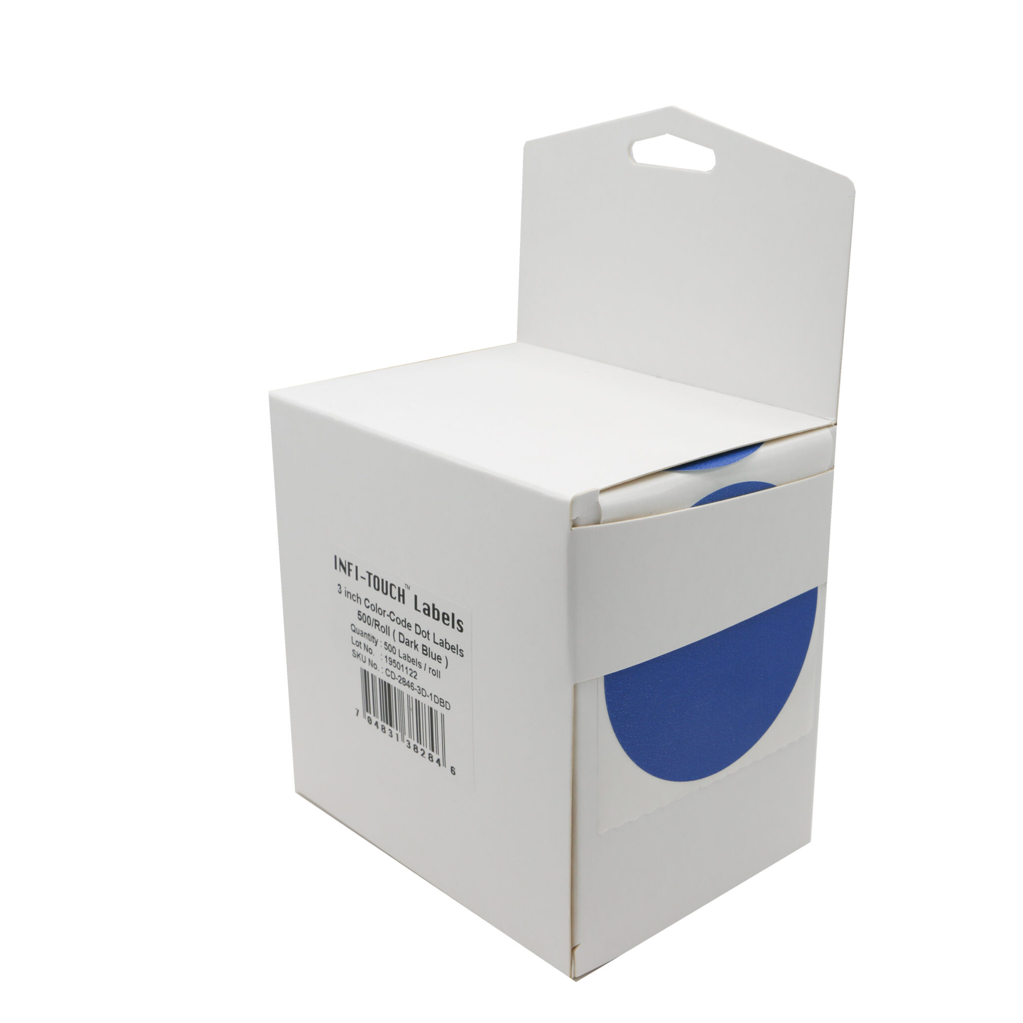 3" Color-Code Stickers-dot-stickers-500-stickers-per-dispenser-box